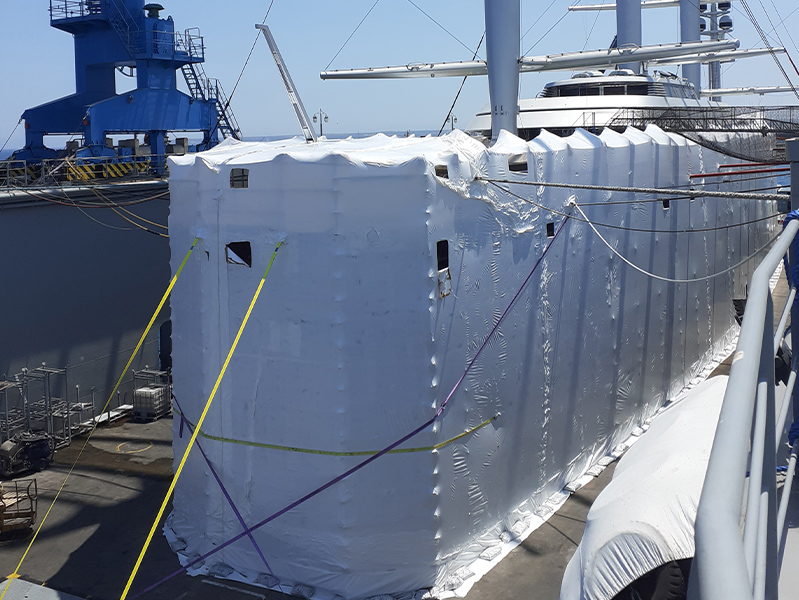 Topsides Painting - Multimarine Shipyards - Shipyard Services & Yacht ...